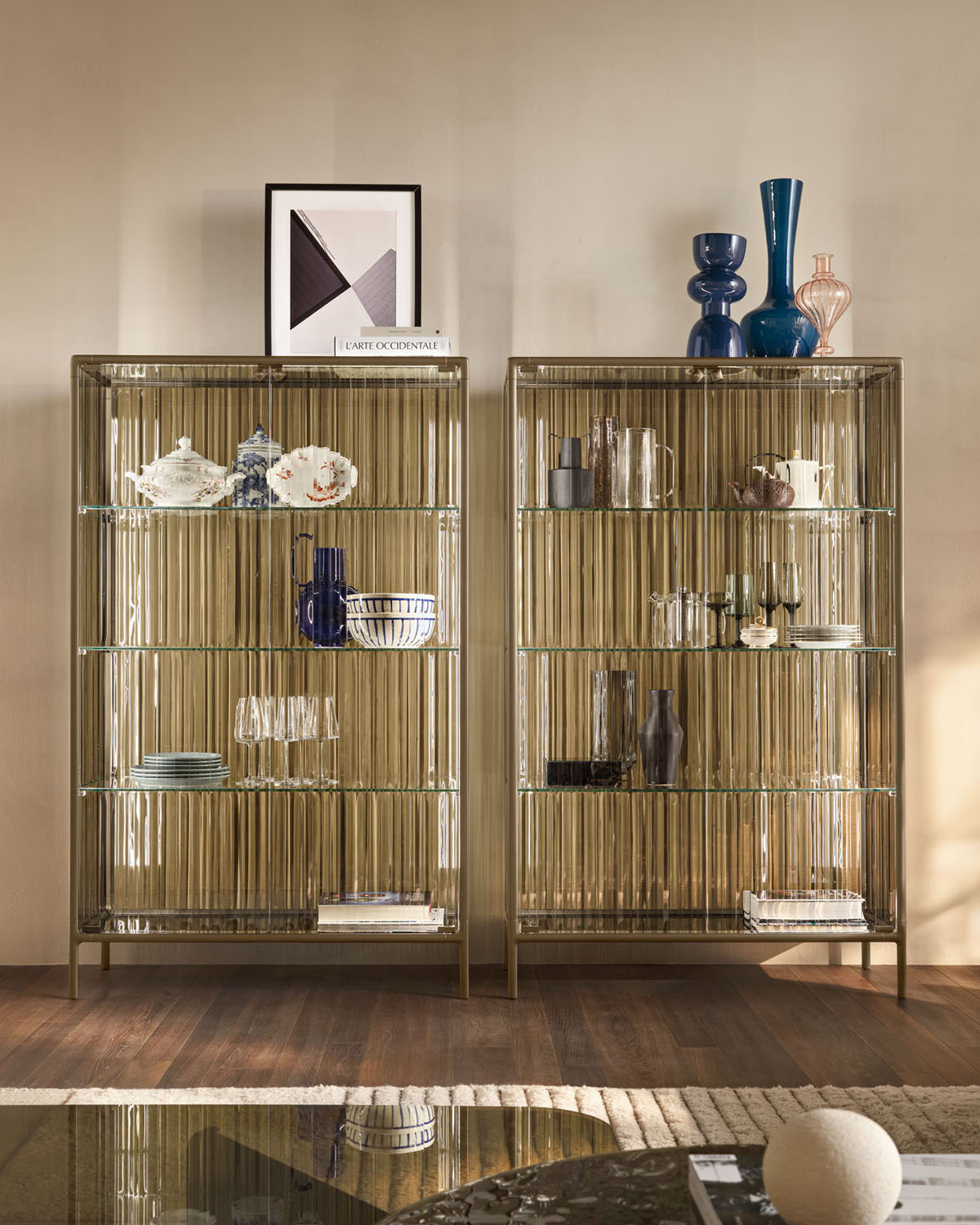 Showcase Echo Line, design Marcel Wanders - FIAM Italia