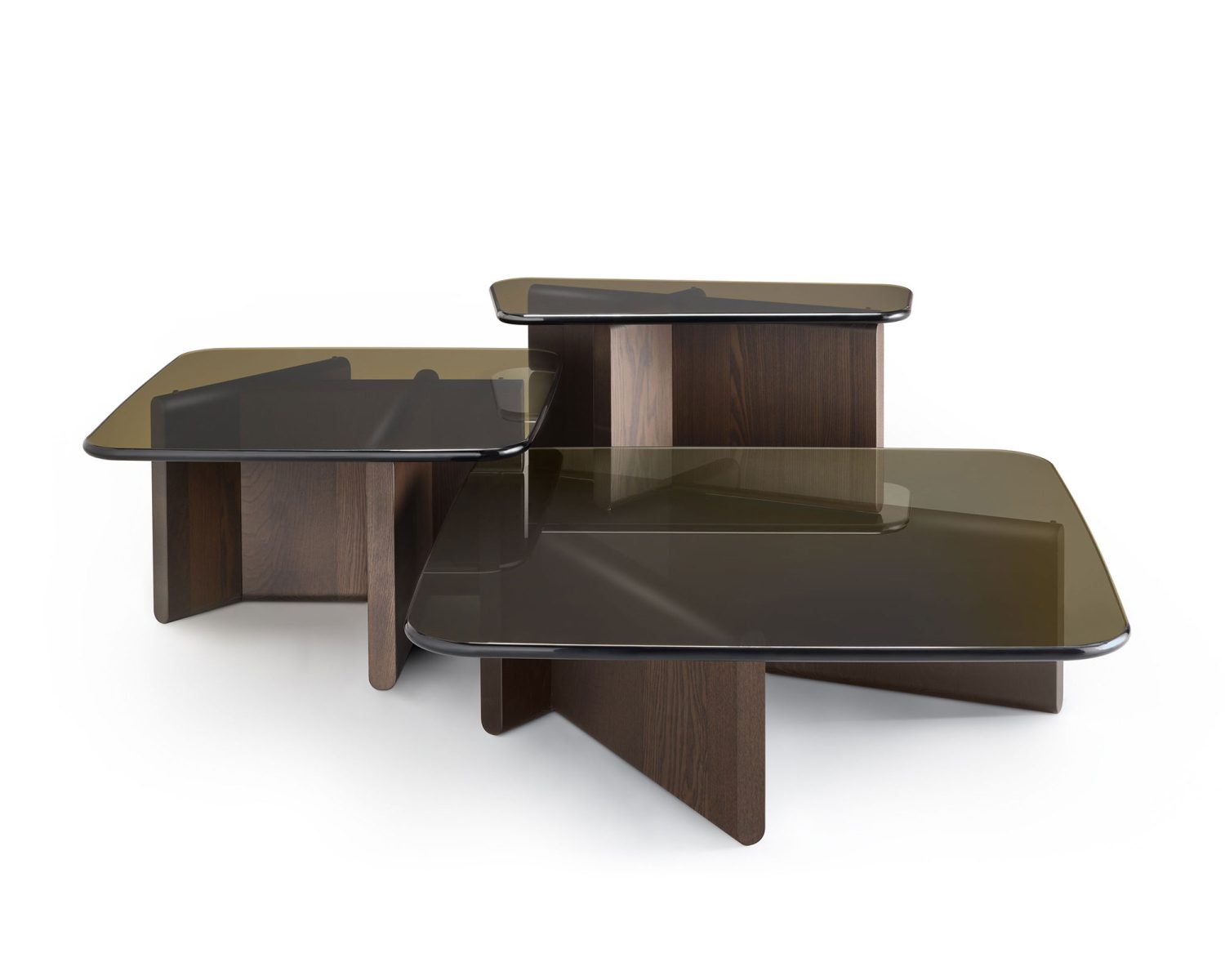 Coffee tables Type, design Patrick Norguet - FIAM Italia
